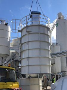 Cylindrical silos - production and installation | References