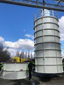 Cylindrical silos - production and installation | References